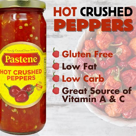 Pastene Hot Crushed Peppers Celladora Market
