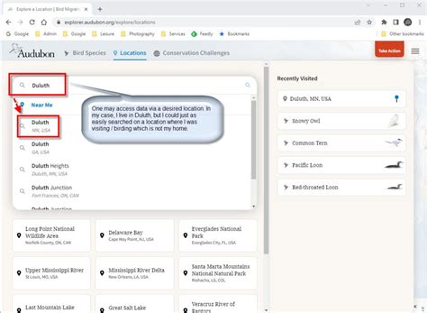 Audubon Migration Explorer Review With Annotated Screenshots 365