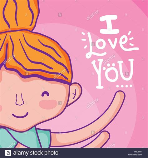 I Love You Cartoon High Resolution Stock Photography And Images Alamy