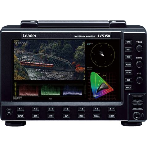 Leader Lv5350 Waveform Monitor For Sdi Video Signals Lv5350 Bandh
