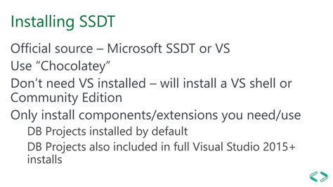 Getting Your Db Schema Under Control With Ssdtpptx