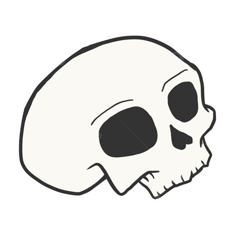 Skull Illustration For Halloween Skull Halloween Spooky Png