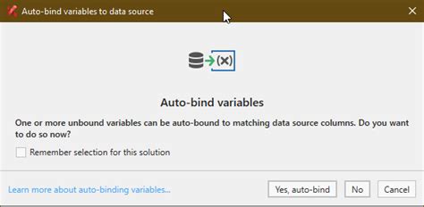Data Binding Ranorex Studio