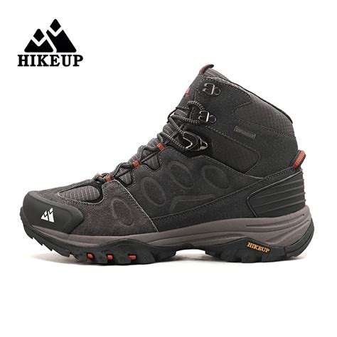 HIKEUP высокие мужские походные ботинки зимняя Уличная обувь на ...