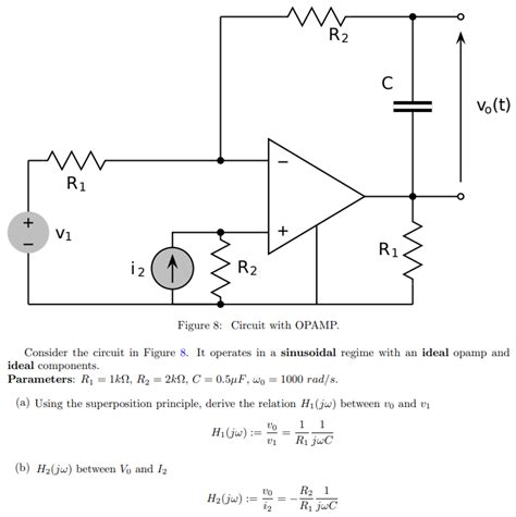 Solved Figure Circuit With OPAMP Consider The Circuit In Chegg
