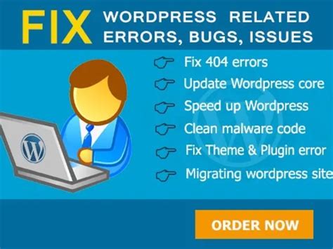 Wordpress Html Css Php Error Fixed And Malware Removal On Your Website Upwork