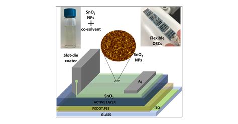 Tin Oxide Electron Transport Layers For Air Solution Processed