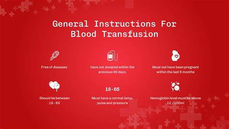 Free Blood Transfusion PPT Template Google Slides