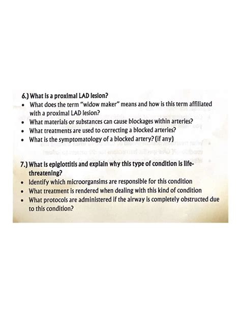 [solved] 6 What Is A Proximal Lad Lesion What Does The Term Course Hero