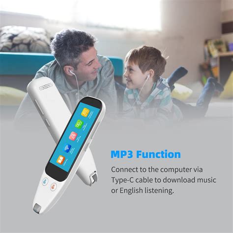 Buy Portable Scan Translation Pen Exam Reader Voice Language Translator Device with Touchscreen ...