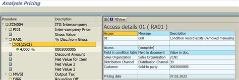 Condition Record Exists Removed Manually Msg 00 Sap Community