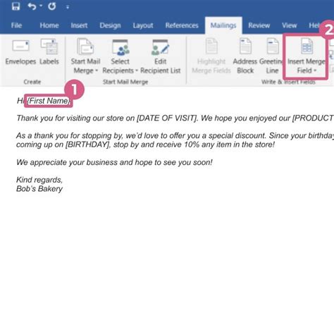 Step By Step Excel To Word Mail Merge Mastery