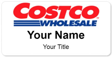 Costco Name Tags