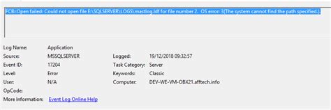 Sql Server Rebuild Transaction Logs Database Administrators Stack Exchange