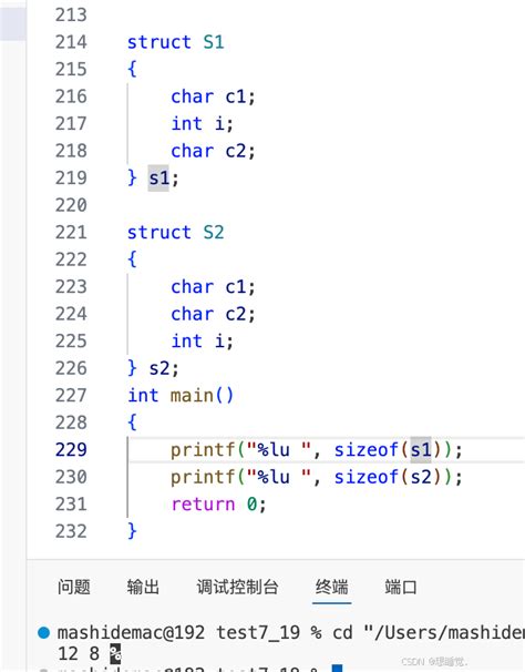 结构体和内存对齐 Csdn博客