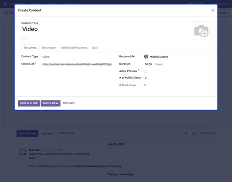 Odoo Website Elearning Video Api Api Video Integration Webkul