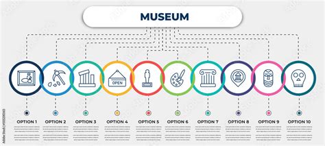 Vector Infographic Template With Icons And 10 Options Or Steps