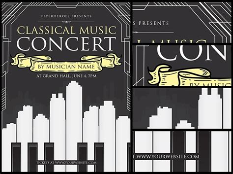 Classical Music Concert Flyer 1 Flyerheroes