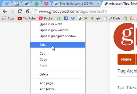 Make Your Browser Bookmarks Bar Only Display Site Icons