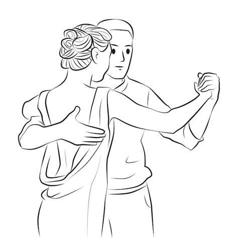 Premium Vector Young Couple Dancing Pose