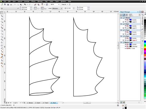 Как нарисовать волнистую линию в Coreldraw 82 фото