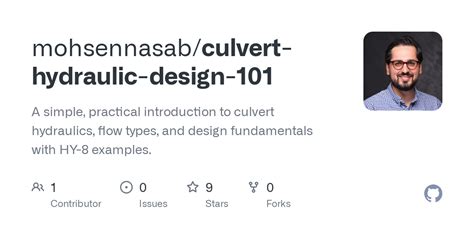 Github Mohsennasab Culvert Hydraulic Design 101 A Simple Practical Introduction To Culvert