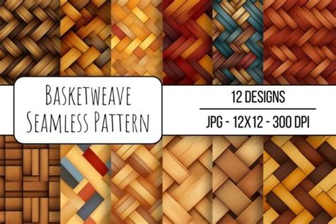 Basketweave Seamless Pattern Graphic By Juniper Moon Creative Fabrica