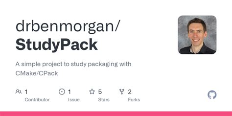 Github Drbenmorgan Studypack A Simple Project To Study Packaging With Cmake Cpack