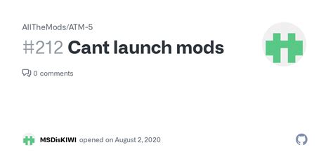 Cant Launch Mods · Issue 212 · Allthemodsatm 5 · Github
