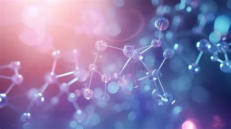 Abstract Molecular Structure Tech Plexus Background Generative Ai Stock Illustration