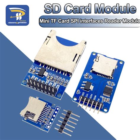 Micro Sd Card Mini Tf Card Reader Module Spi Interfaces With Level