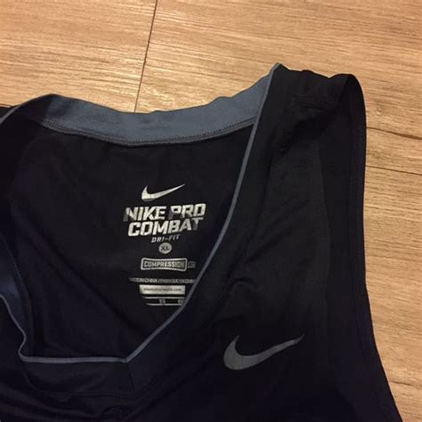 Nike Pro Combat Padded Compression Sando Red Black Men S Fashion Activewear On Carousell