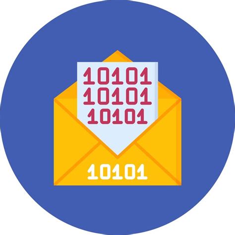 Premium Vector Binary Messages Flat Illustration