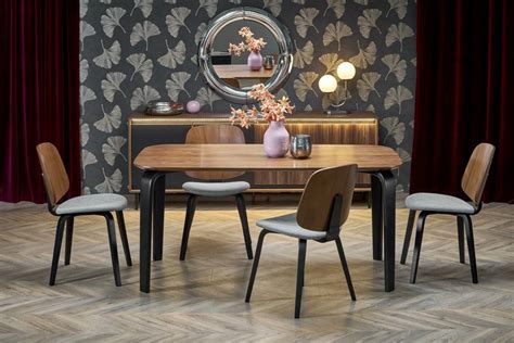 Трапезна маса с дървен плот Пиза Grandecor