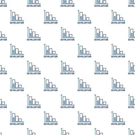 Vector Devaluation Declining Bar Graph Concept Seamless Pattern 19015434 Vector Art At Vecteezy