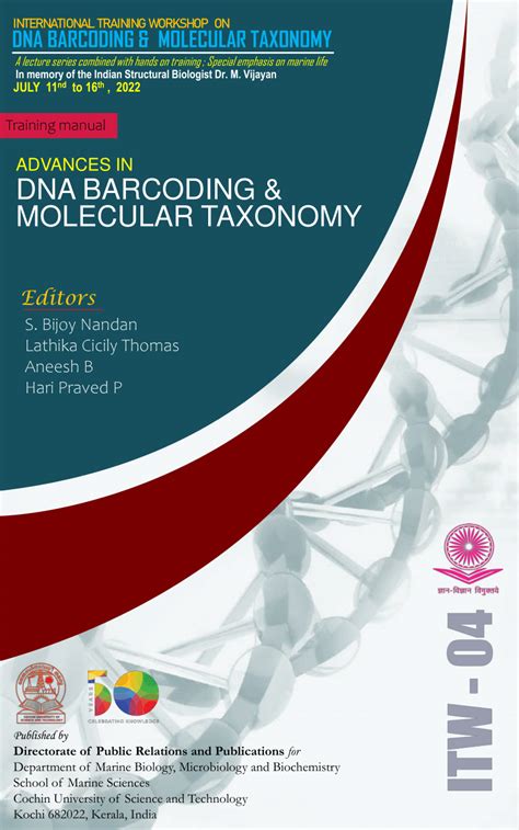 PDF ADVANCES IN DNA BARCODING MOLECULAR TAXONOMY Training Manual