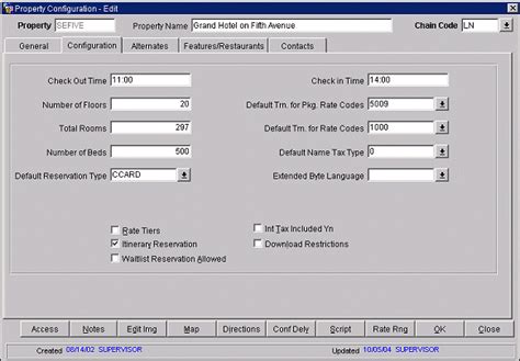 Configuration Tab