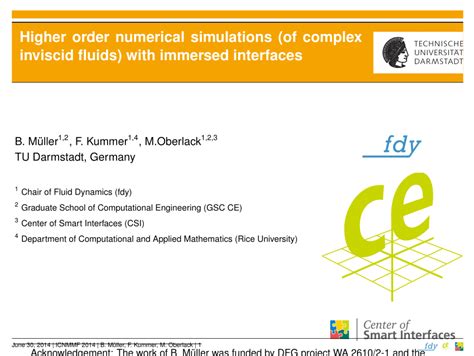 Pdf Higher Order Numerical Simulations Of Complex Inviscid Fluids