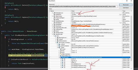 c custom model binder not retrieving value from value provider