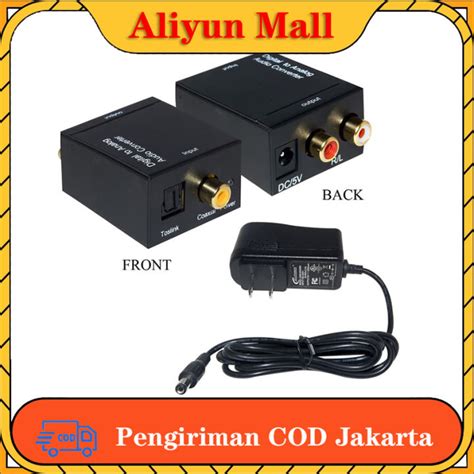 Jakarta Mengirim Cod Konverter Audio Optik Koaksial Digital Ke Analog