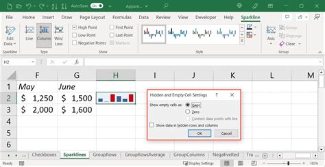 How To Insert Sparklines Mini Charts In Microsoft Excel Make Tech