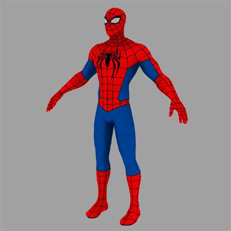 Spider Man Unreal Engine Pose 3d Model Turbosquid 1946630