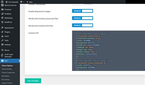 how to customize the divi blog read more text