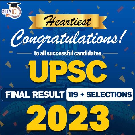 UPSC Final Result 2024 Released Download Merit List PDF