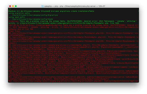 Creando Migraciones En Cakephp 3