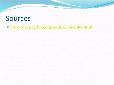 Python Modules Ppt Programming Languages Computing