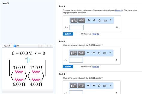 Solved Part Dwhat Is The Current Through
