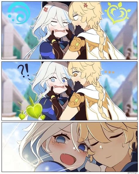 Aether Furina Cute Drawings Anime Funny Cute Anime Character