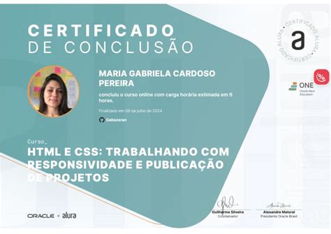 maria gabriela c pereira no linkedin webdesign responsividade