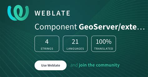 geoserver extension printing osgeo weblate